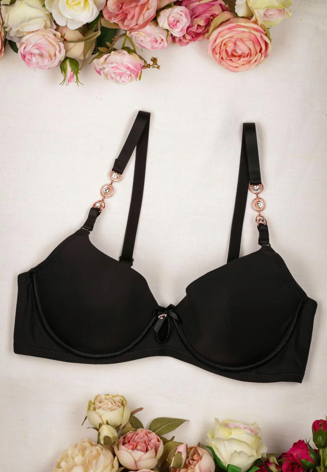 Renee Czarny Biustonosz damski 75C Full Cup - Ceny i opinie - Ceneo.pl