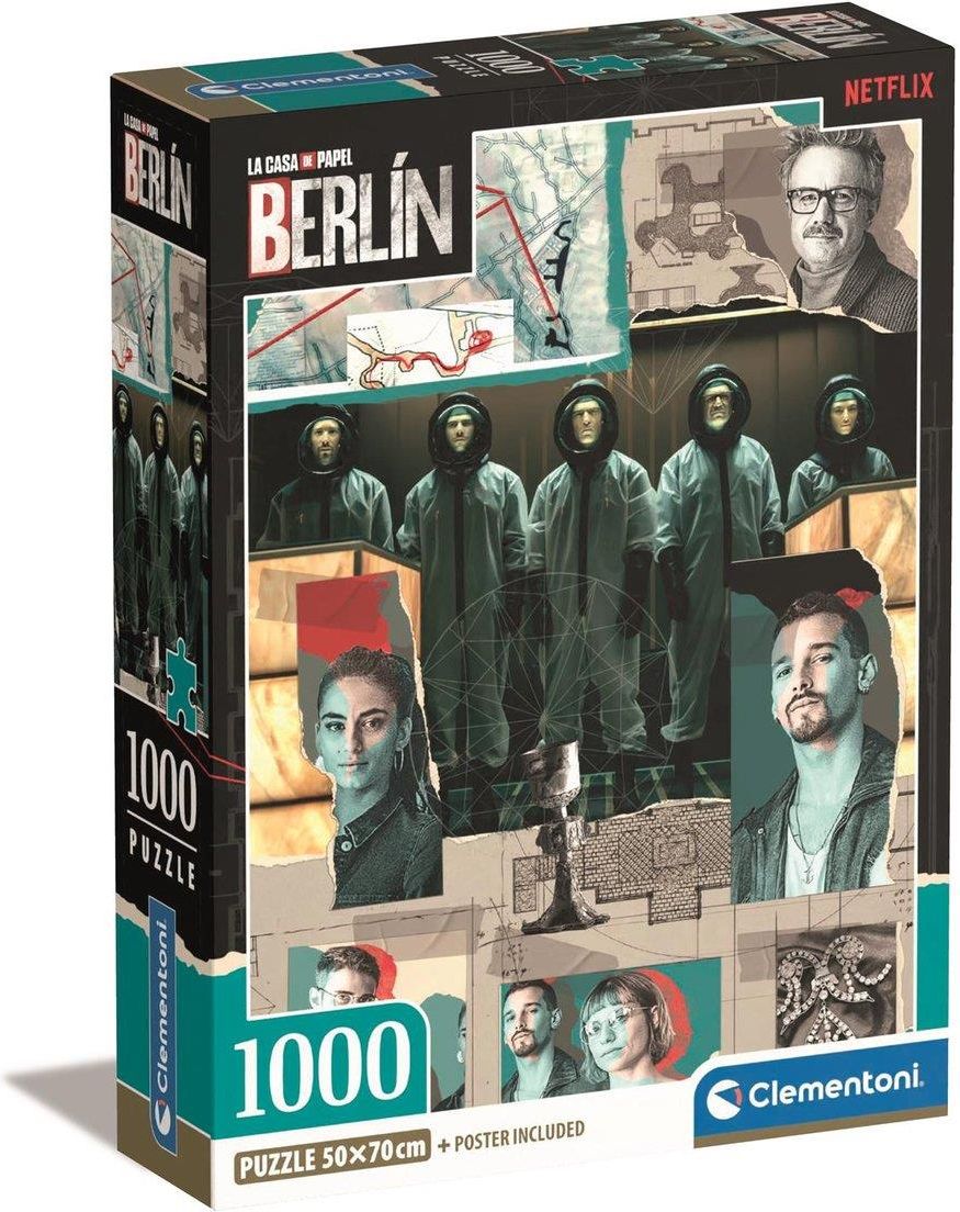 Clementoni Puzzle Compact Box Netflix Berlin 1000El. - Ceny i opinie ...