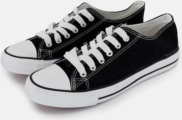 Trampki męskie czarne klasyczne 27764 rozmiar 45 - Ceny i opinie - Ceneo.pl