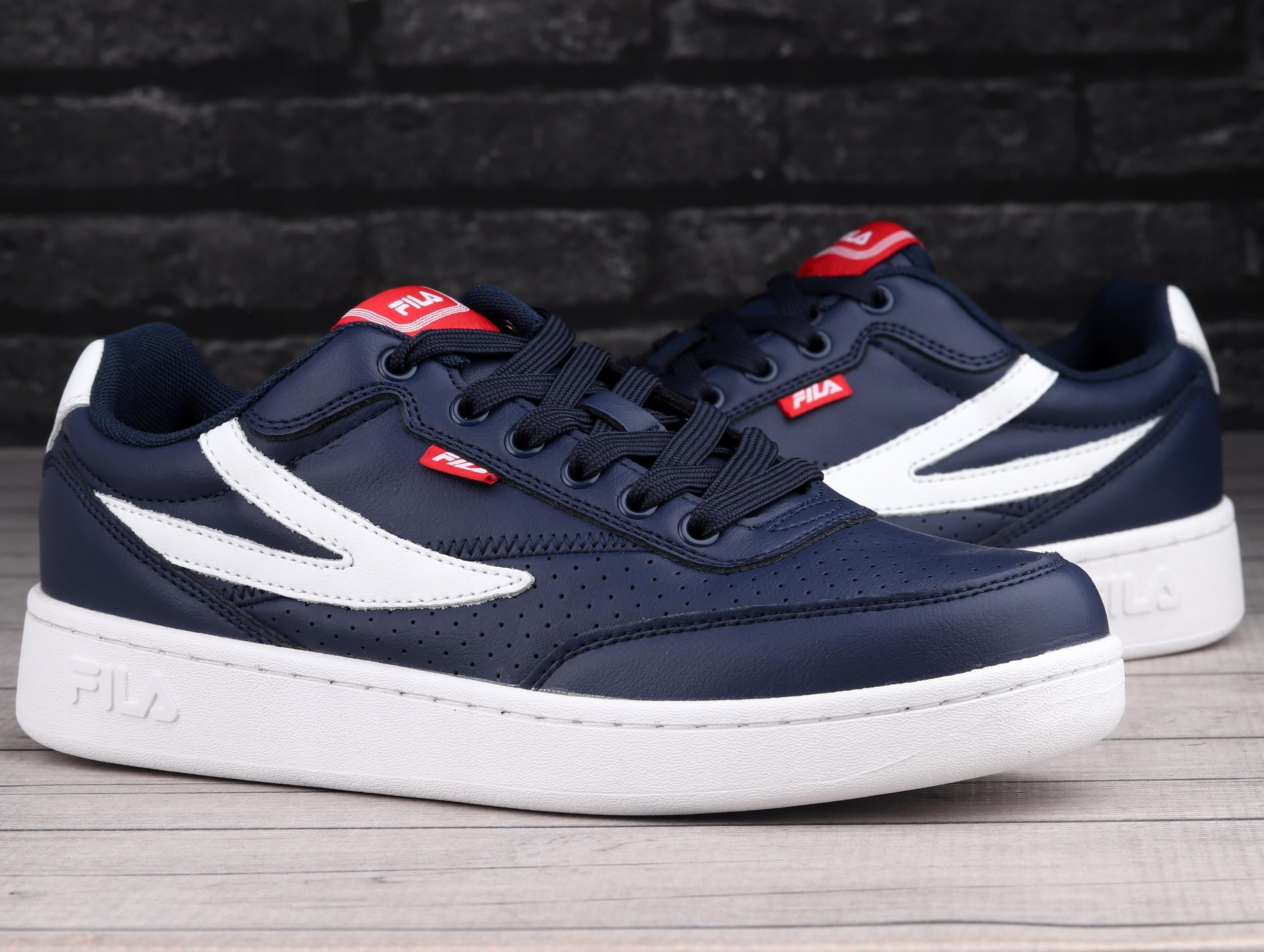 Buty, sneakersy sportowe męskie Fila Sevaro Navy - Ceny i opinie - Ceneo.pl