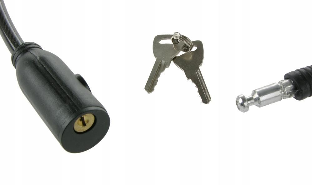 ZAPIĘCIE ROWEROWE Linka Do ROWERU Blokada Zatrzask Zabezpieczenie 11116 - Ceny i opinie - Ceneo.pl