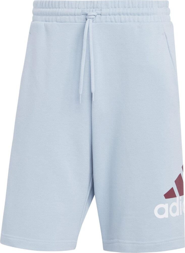 Spodenki męskie adidas Essentials Big Logo French Terry błękitne IJ8563 ...