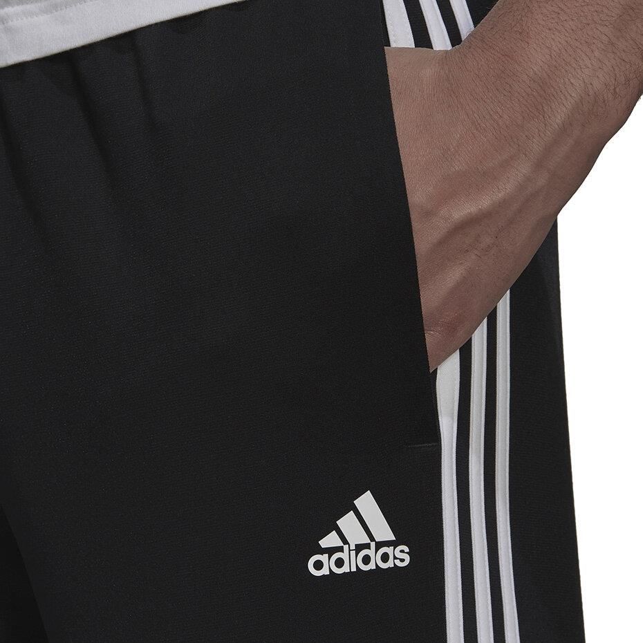 Spodenki męskie adidas Essentials Warm-Up 3-Stripes czarne H48433 ...