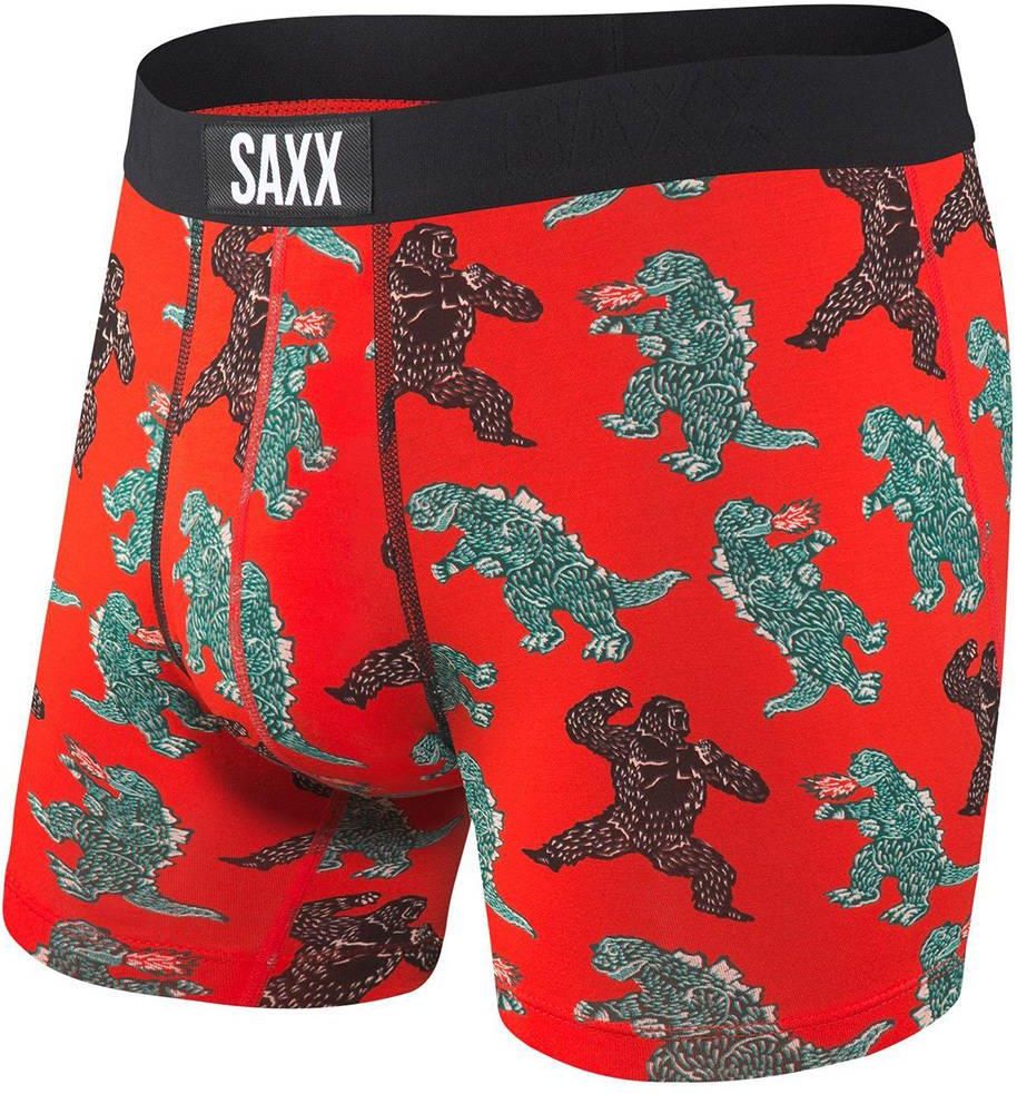 Bokserki męskie szybkoschnące SAXX VIBE Boxer Brief Godzilla i King ...