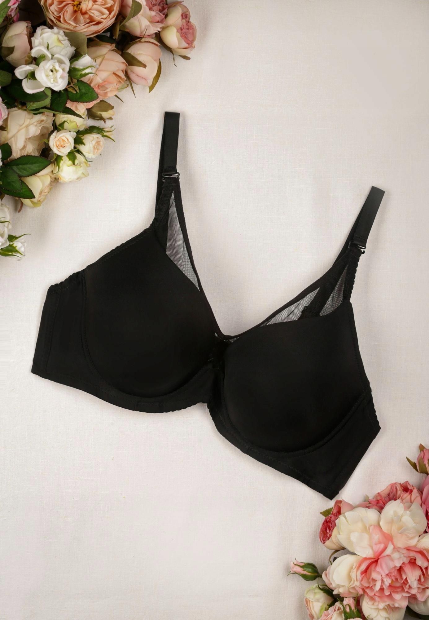 Born2Be Czarny Biustonosz damski 90DD Full Cup - Ceny i opinie - Ceneo.pl