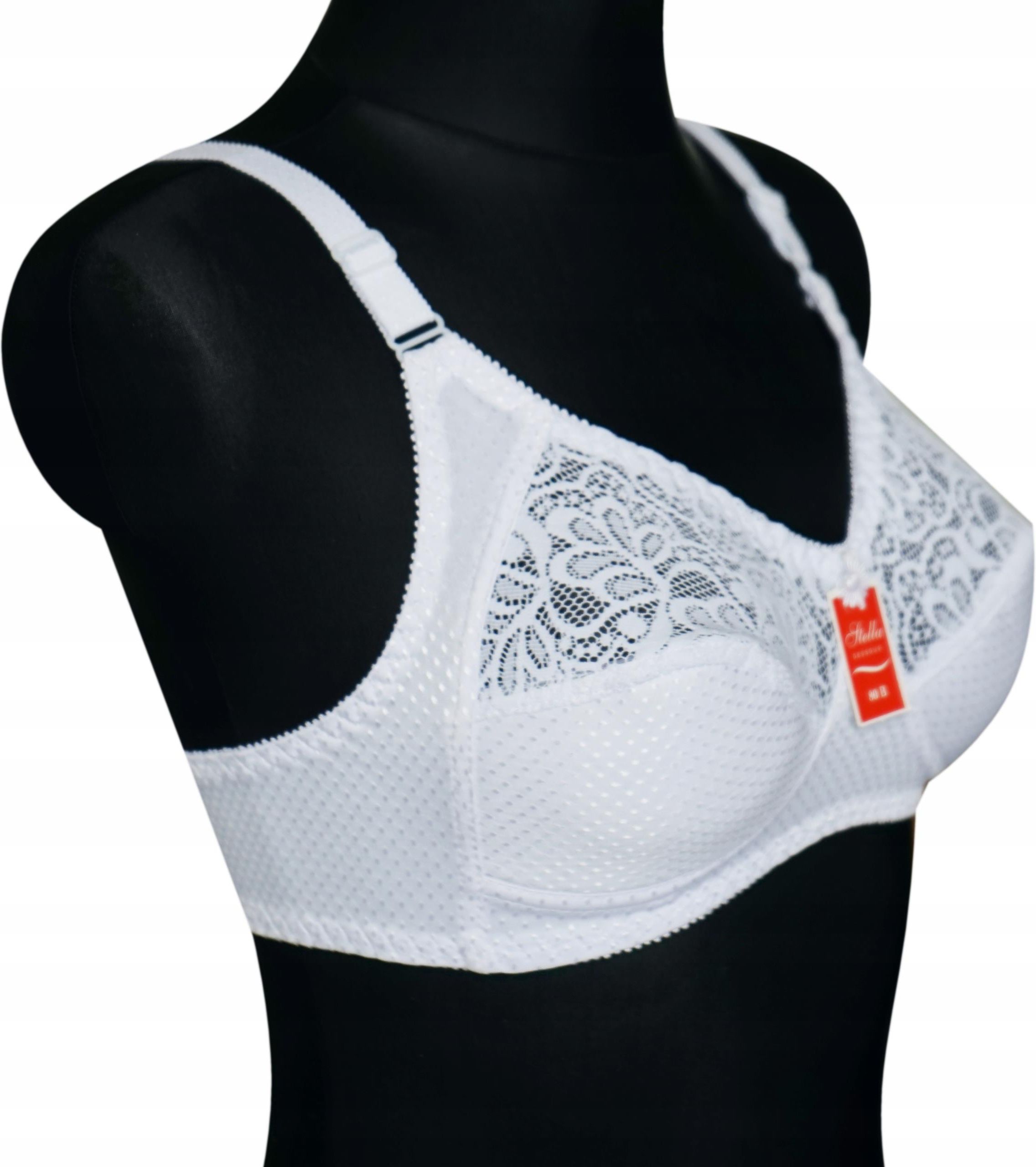 Biustonosz Stella Biały, półusztywniany 80DD - Ceny i opinie - Ceneo.pl