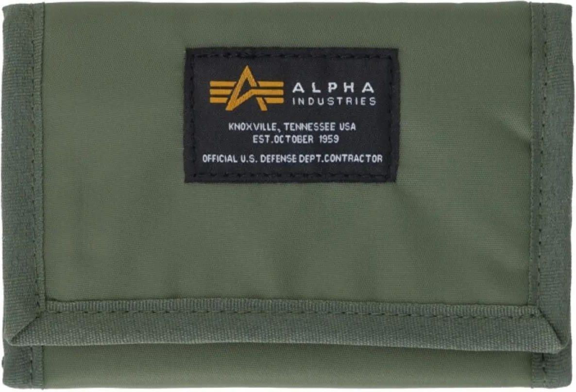 Portfel Alpha Industries Crew Wallet II 146940 01 - Sage Green RATY 0% ...