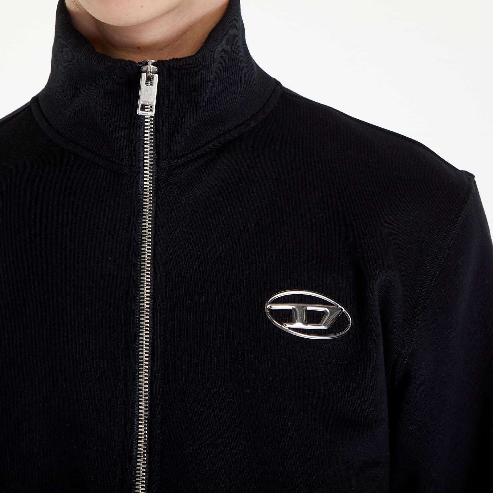 Diesel S-Ginni-Zip-Od Sweatshirt Black - Ceny i opinie - Ceneo.pl