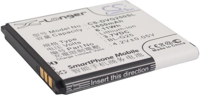 Bateria Cameron Sino Doov G25/Bl-G25 1650Mah 6.11Wh Li-Ion 3.7V (CSDVG250SL) - Opinie i ceny na ...