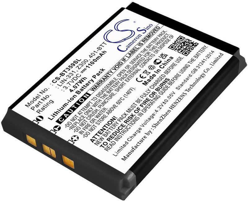 Cameron Sino Globalsat Bt-359/Lin-331 1100Mah 4.07Wh Li-Ion 3.7V ...