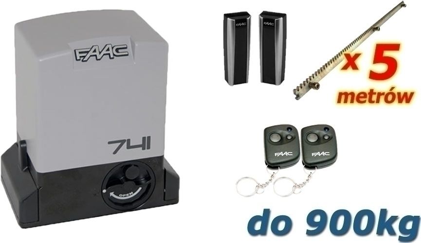 Napęd do bramy Faac 741 Zestaw XL do 900kg - Opinie i ceny na Ceneo.pl