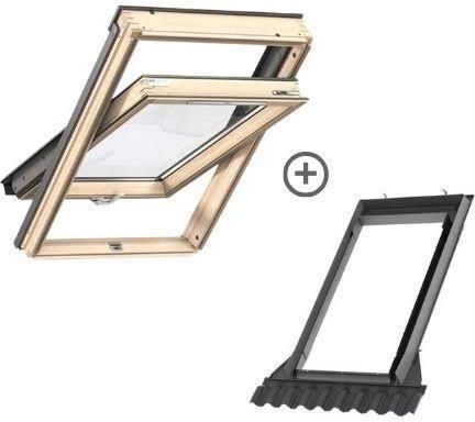 Okno dachowe Velux Gll Mk08 1061B 3-Szybowe + Edw 2000 Falisty 78x140 ...