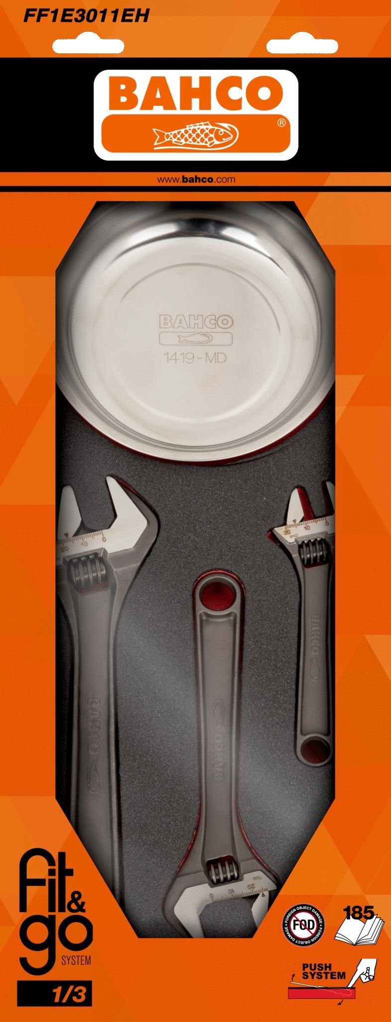 Zestaw narzędziowy Bahco Zestaw Kluczy Nastawnych Z Podstawką ...