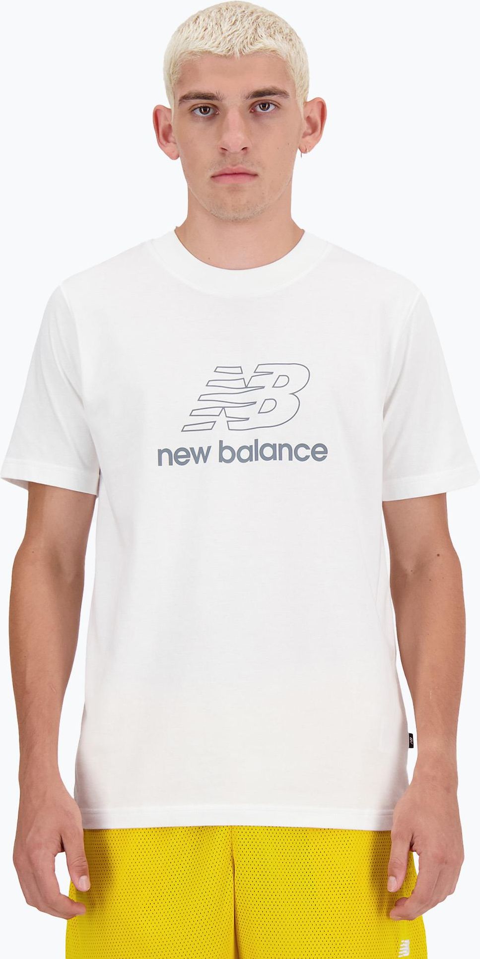 New Balance Koszulka Męska Graphic V Flying White - Ceny i opinie ...