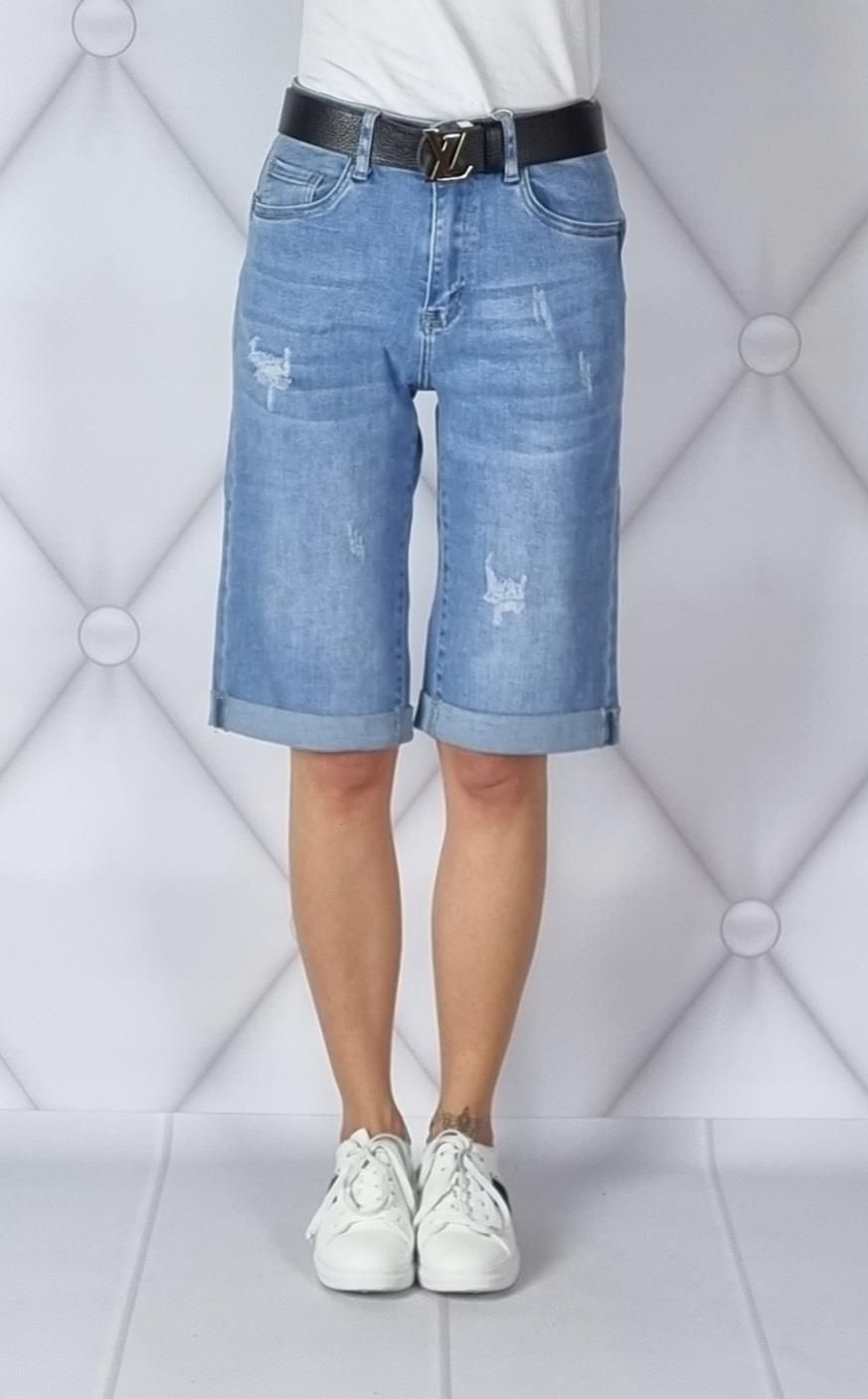 Spodenki Jeansowe Do Kolan Z Dziurami Plus Size 48/4XL - Ceny i opinie ...