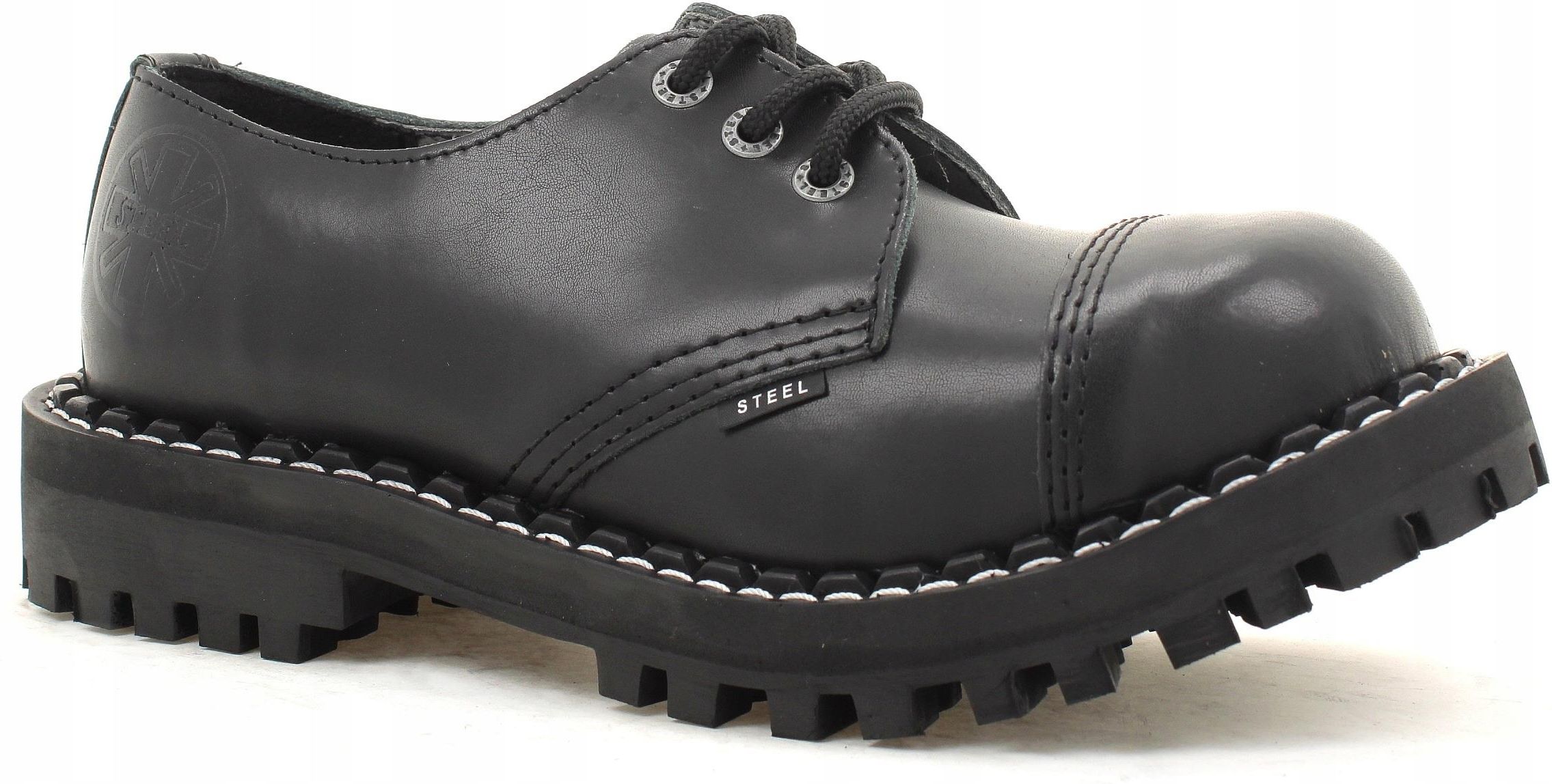 Glany Steel Czarne 3-DZIURY 101-102/O/B r. 36-42 - Ceny i opinie - Ceneo.pl