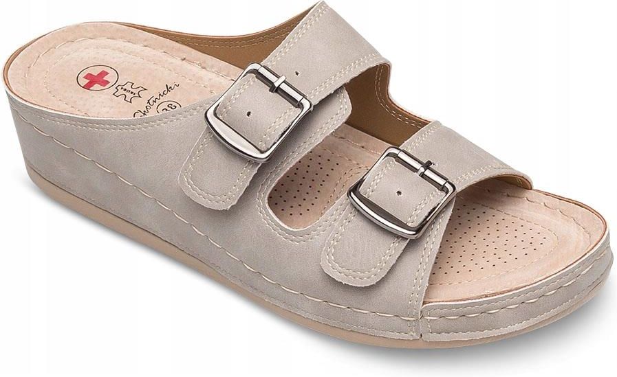 Klapki Damskie Skotnicki Szare 38 - Ceny i opinie - Ceneo.pl