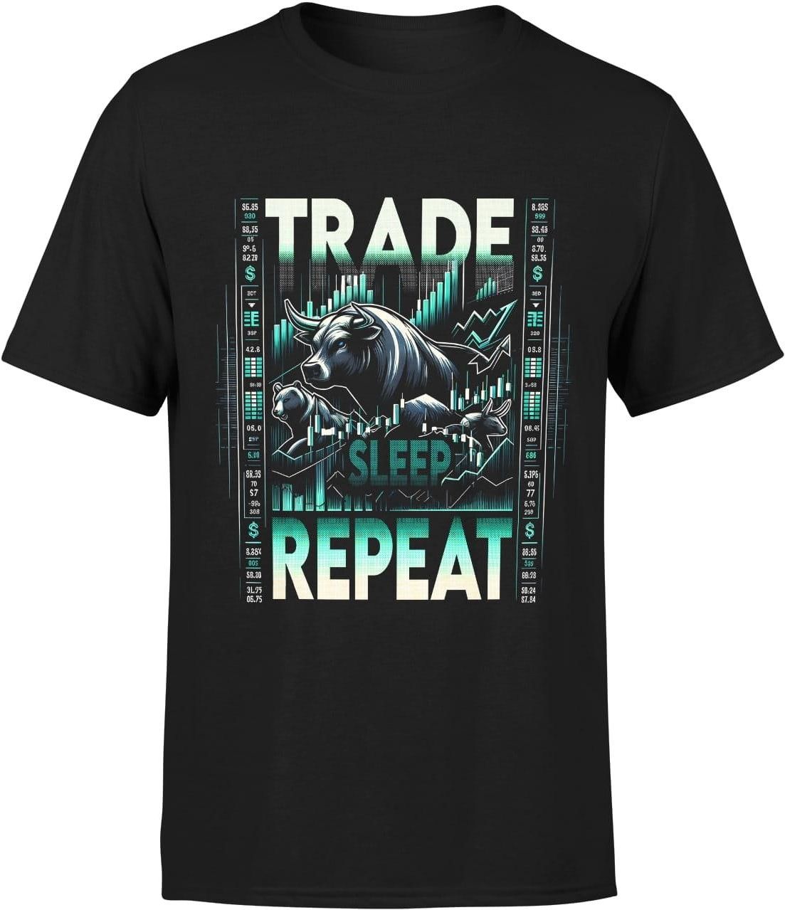 Prezent Dla Tradera Maklera Giełdowego Męska koszulka (XXL, Czarny ...