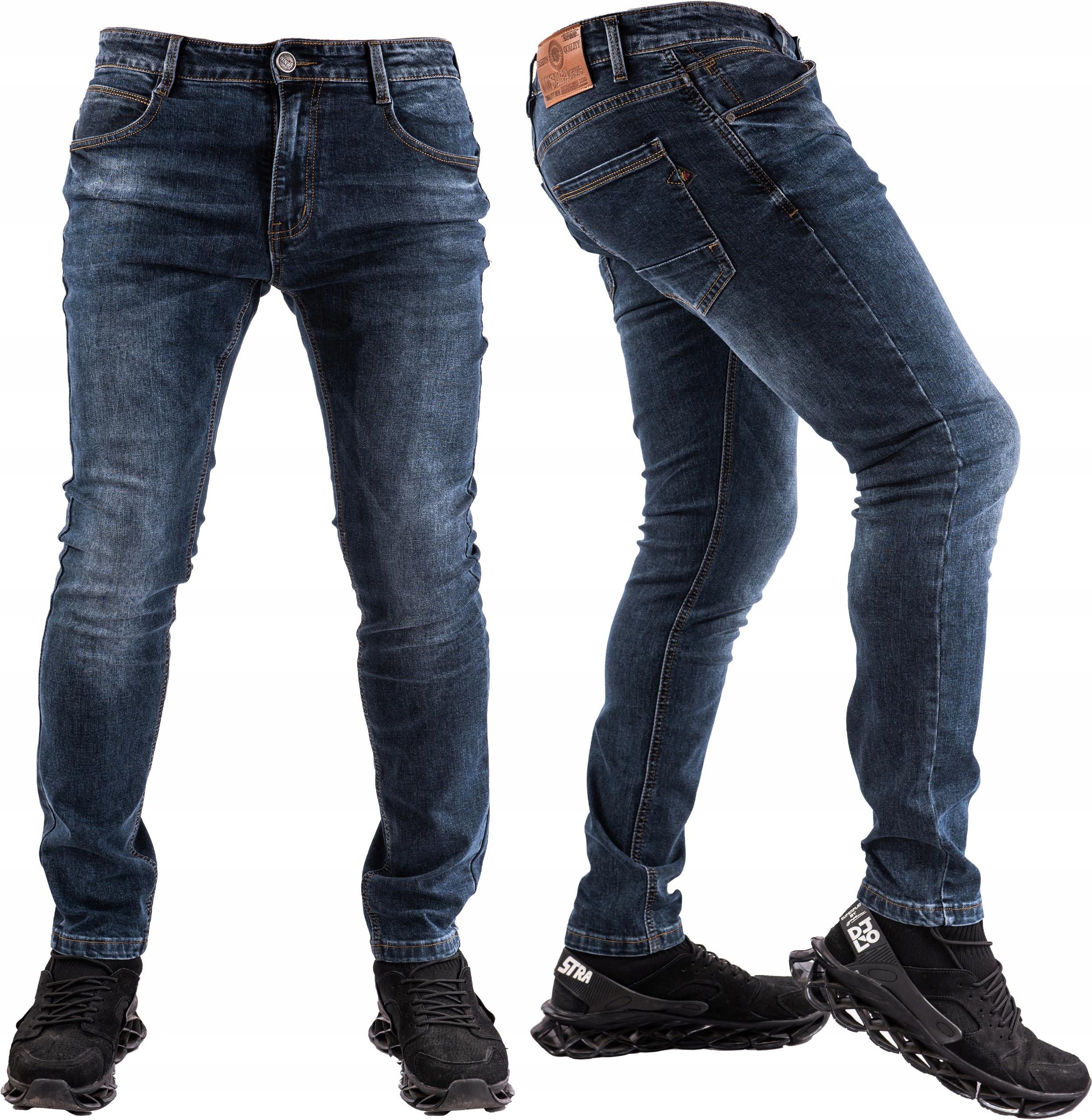 Jeansy zwężane Vintage Slim Granat Rello r.29 - Ceny i opinie - Ceneo.pl