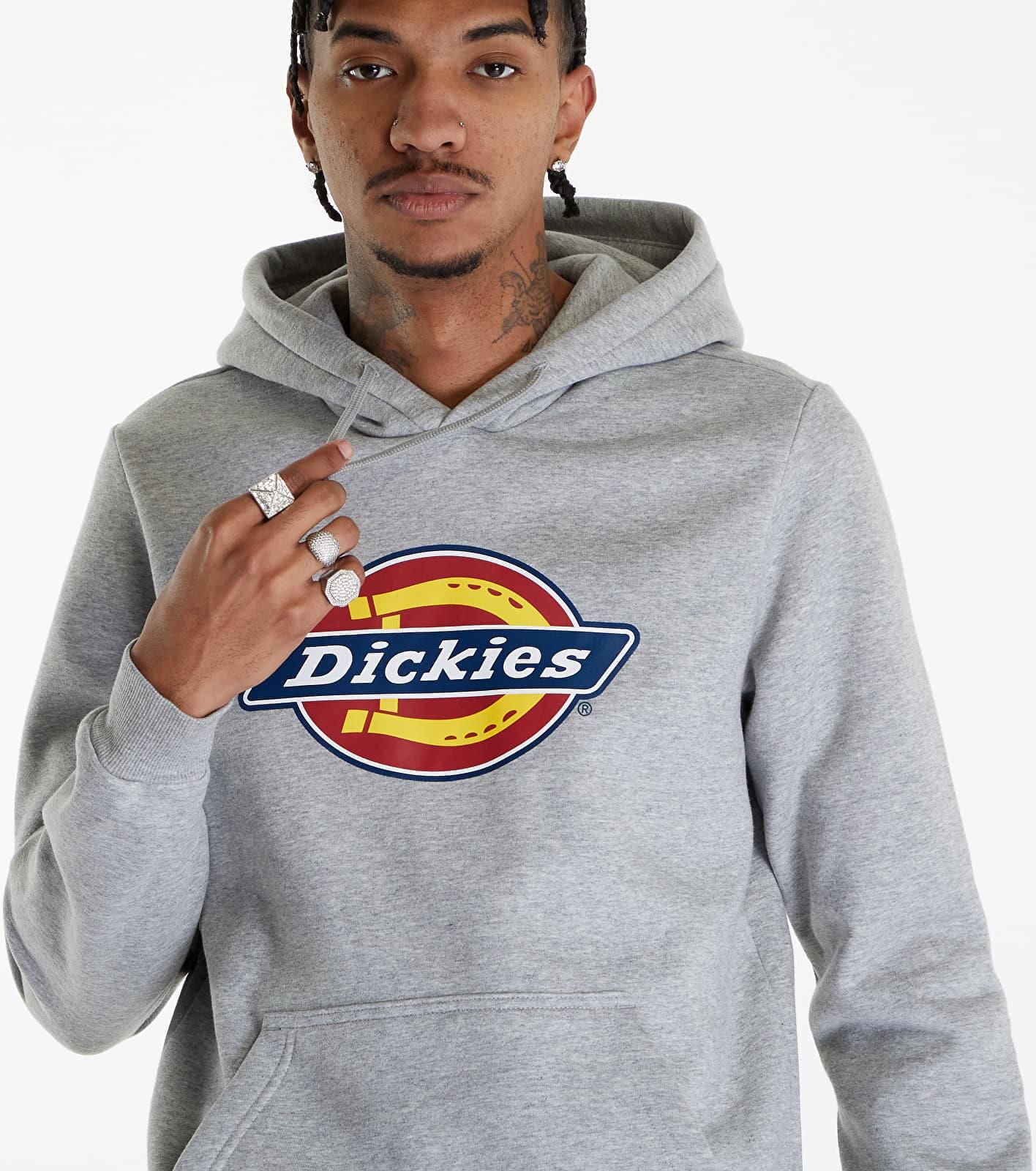 Dickies Icon Logo Hoodie Grey Melange - Ceny i opinie - Ceneo.pl