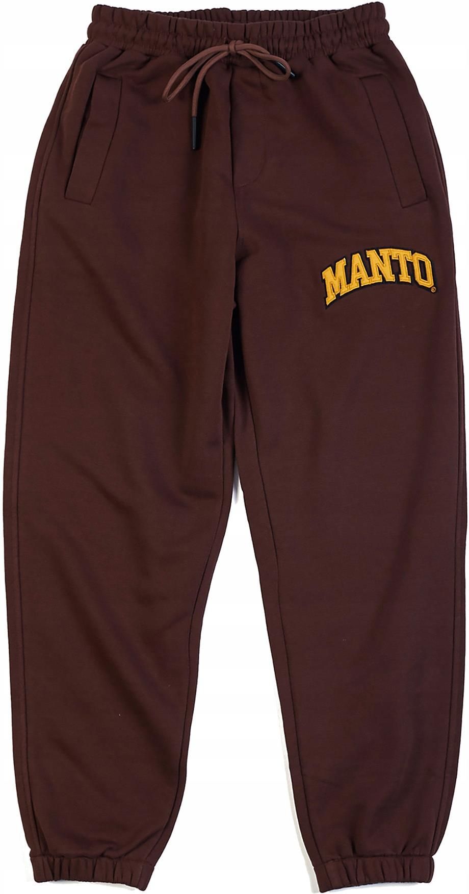 Spodnie męskie Manto Varsity brown L - Ceny i opinie - Ceneo.pl