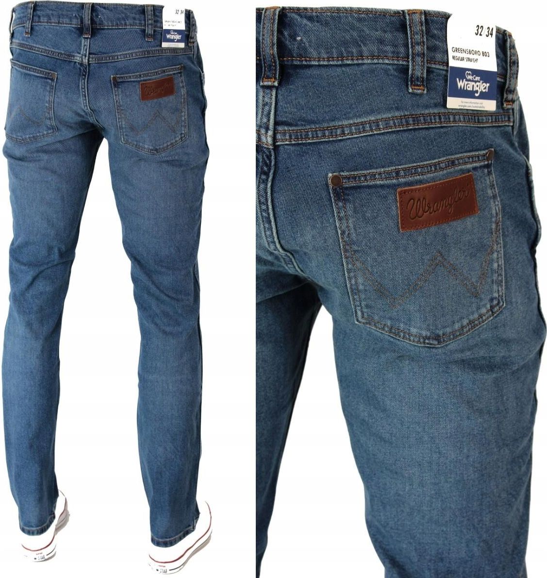 Wrangler Greensboro Jeansy Proste W30 L32 - Ceny i opinie - Ceneo.pl