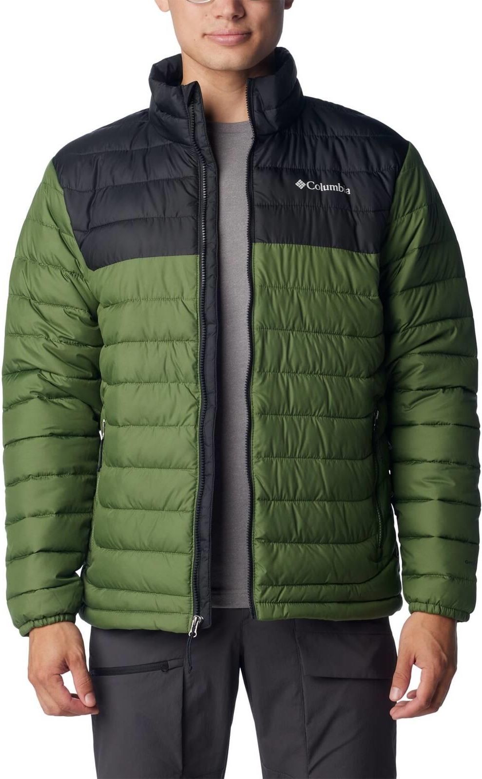 Kurtka męska Columbia POWDER LITE zielona 1698001352 - Ceny i opinie ...