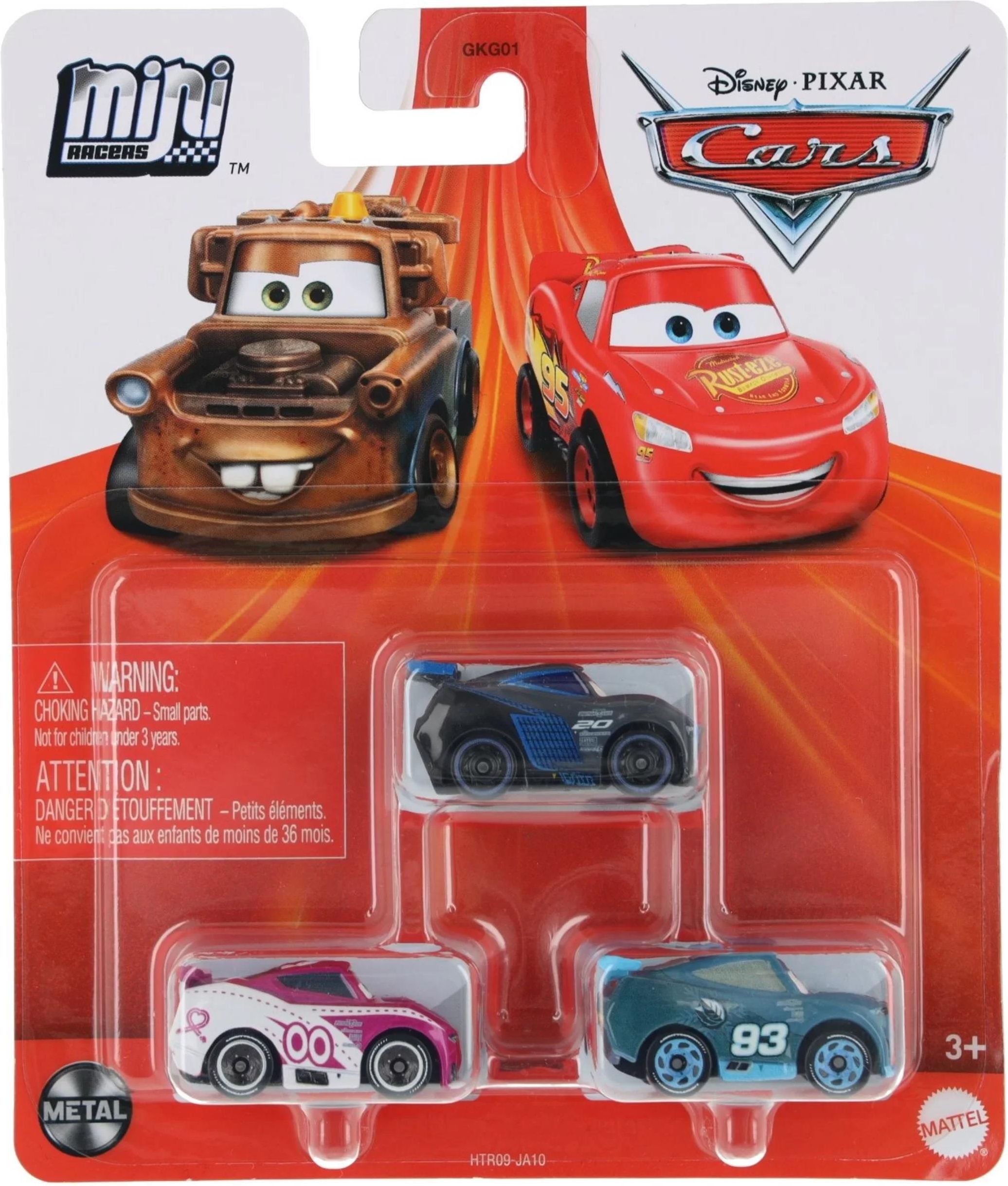 Mattel Cars Auta - Zestaw 3 pojazdów wyścigowych GKG01 HTR09 - Ceny i ...