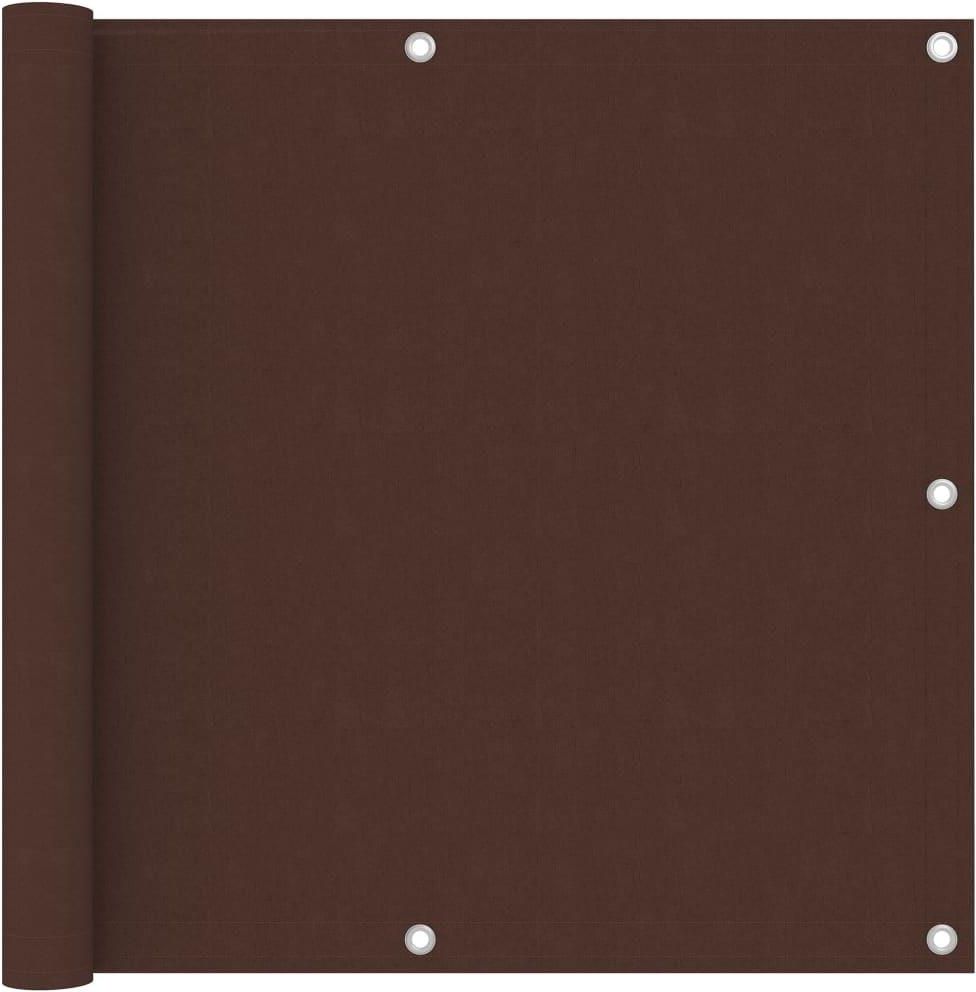 VidaXL Parawan Balkonowy Brązowy 90X600cm Tkanina Oxford 135075 - Ceny ...