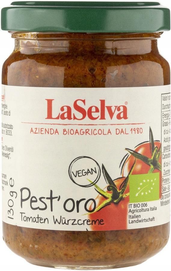 Laselva Pest' Oro Pasta Z Suszonych Pomidorów 130g Bio Wyprzedaż Krótki ...