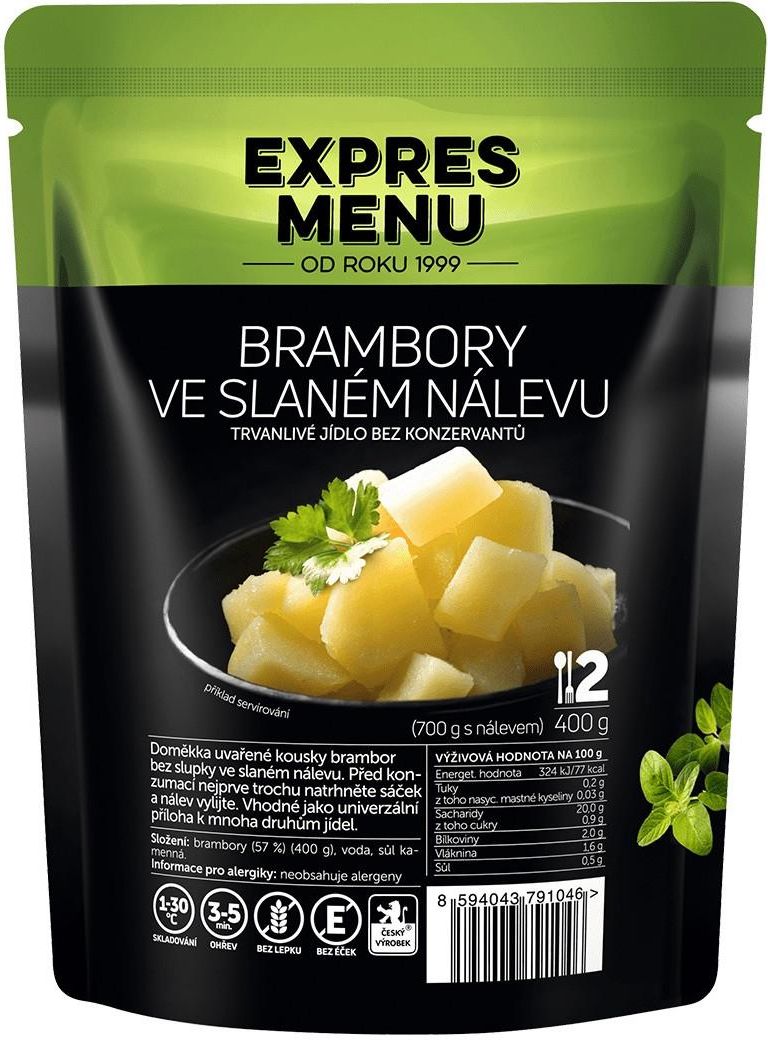 Expres Menu Gotowe Jedzenie Ziemniaki W Słonej Zalewie 780g - Ceny i ...