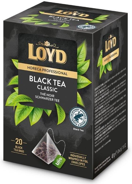 Herbata Loyd Tea Herbata Czarna Black 20X2G - Ceny i opinie - Ceneo.pl