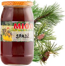 Rombel Miód Spadziowy Iglasty 1,1kg Polski Ze Spadzi Iglastej Pasieka ...