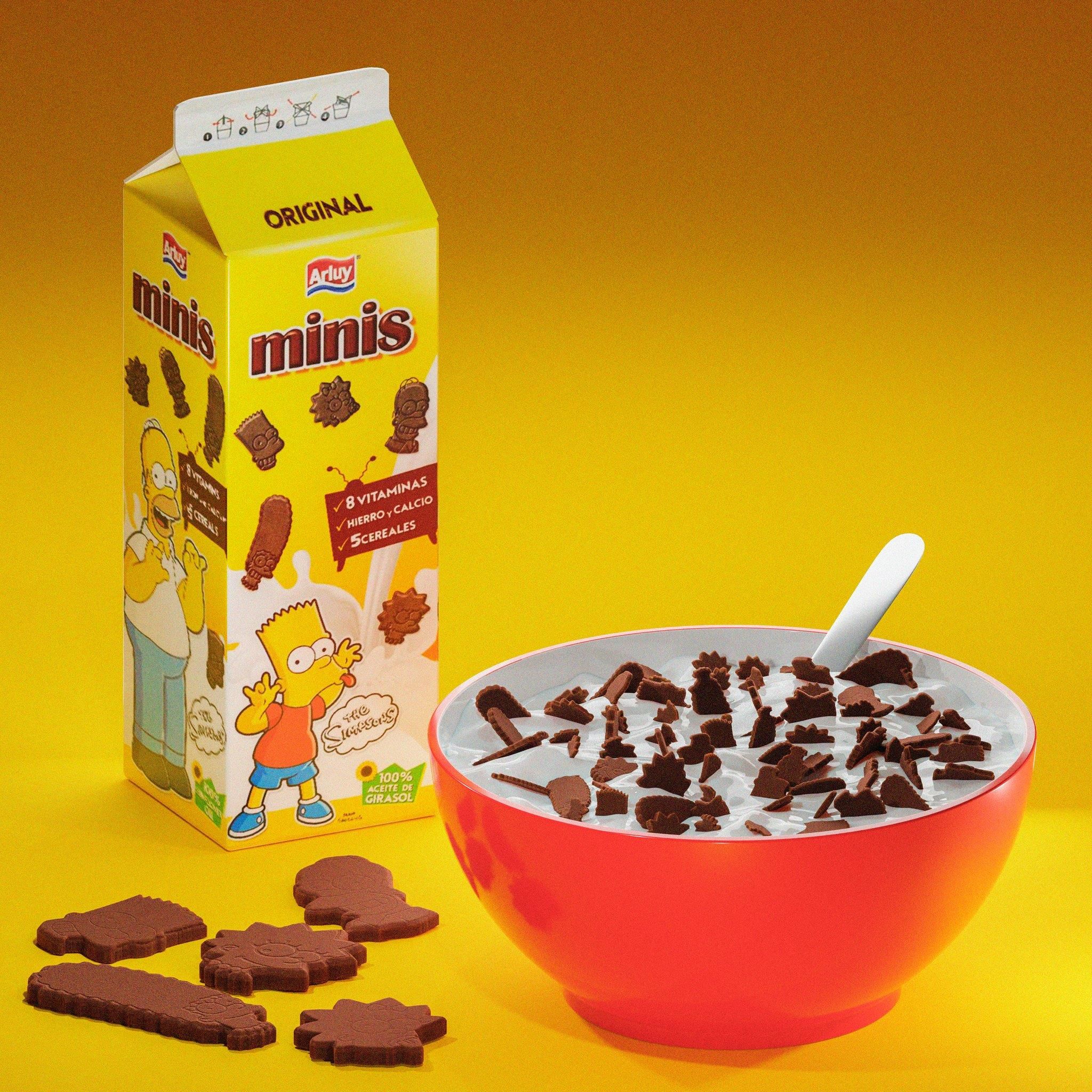 Arluy Mini Ciasteczka The Simpsons Herbatniki Kakowe 275g - Ceny i ...