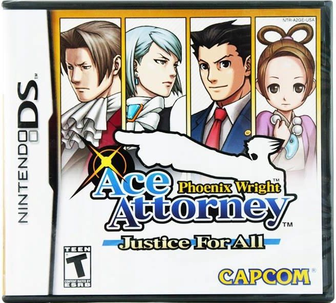 Gra Nintendo DS Phoenix Wright Ace Attorney - Justice For All (Gra NDS ...