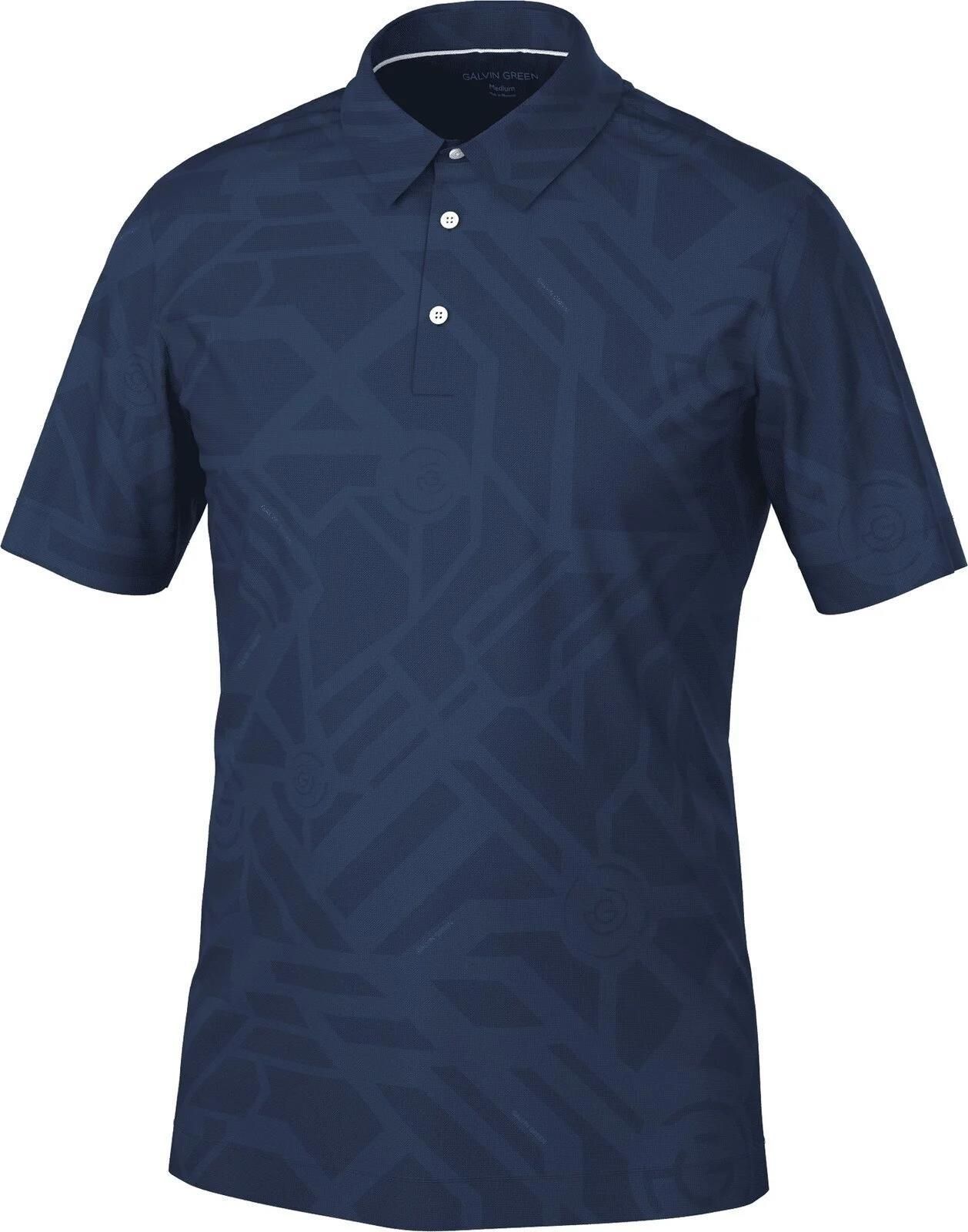 Galvin Green Maze Mens Breathable Short Sleeve Shirt Navy M - Ceny i ...