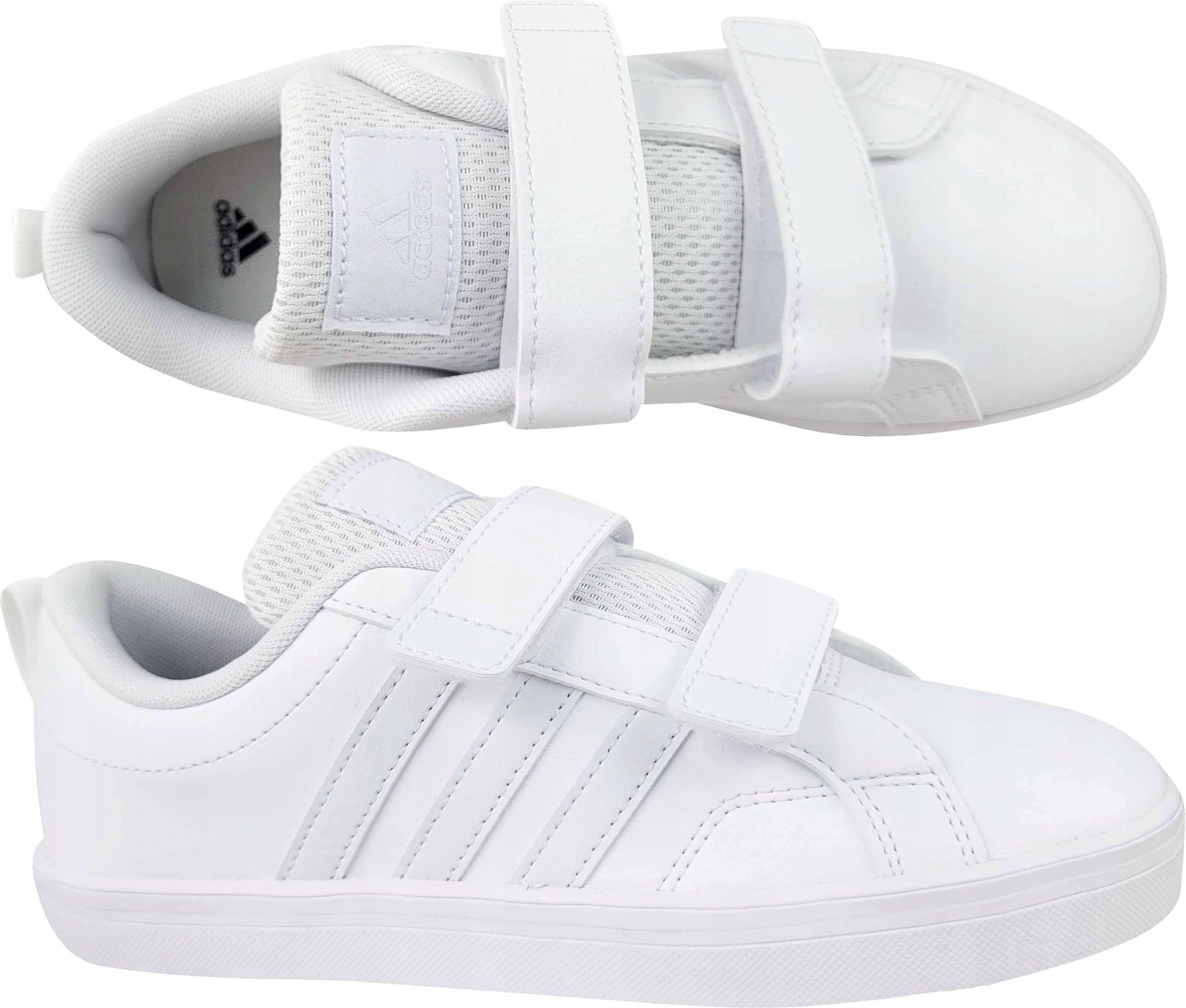 Adidas Vs Pace 2.0 Cf IE3474 Buty Dziecięce Trampki Na Rzepy Białe ...