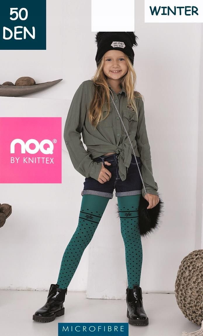 Knittex rajstopki 50 den Winter zielone 116-122 - Ceny i opinie - Ceneo.pl