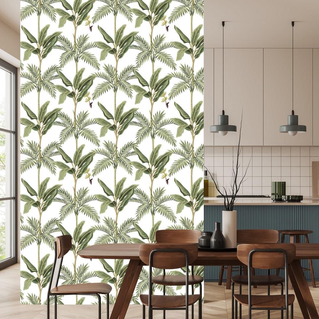 Tapeta Liście Zieleń Palmy Sypialnia Salon - Opinie i ceny na Ceneo.pl