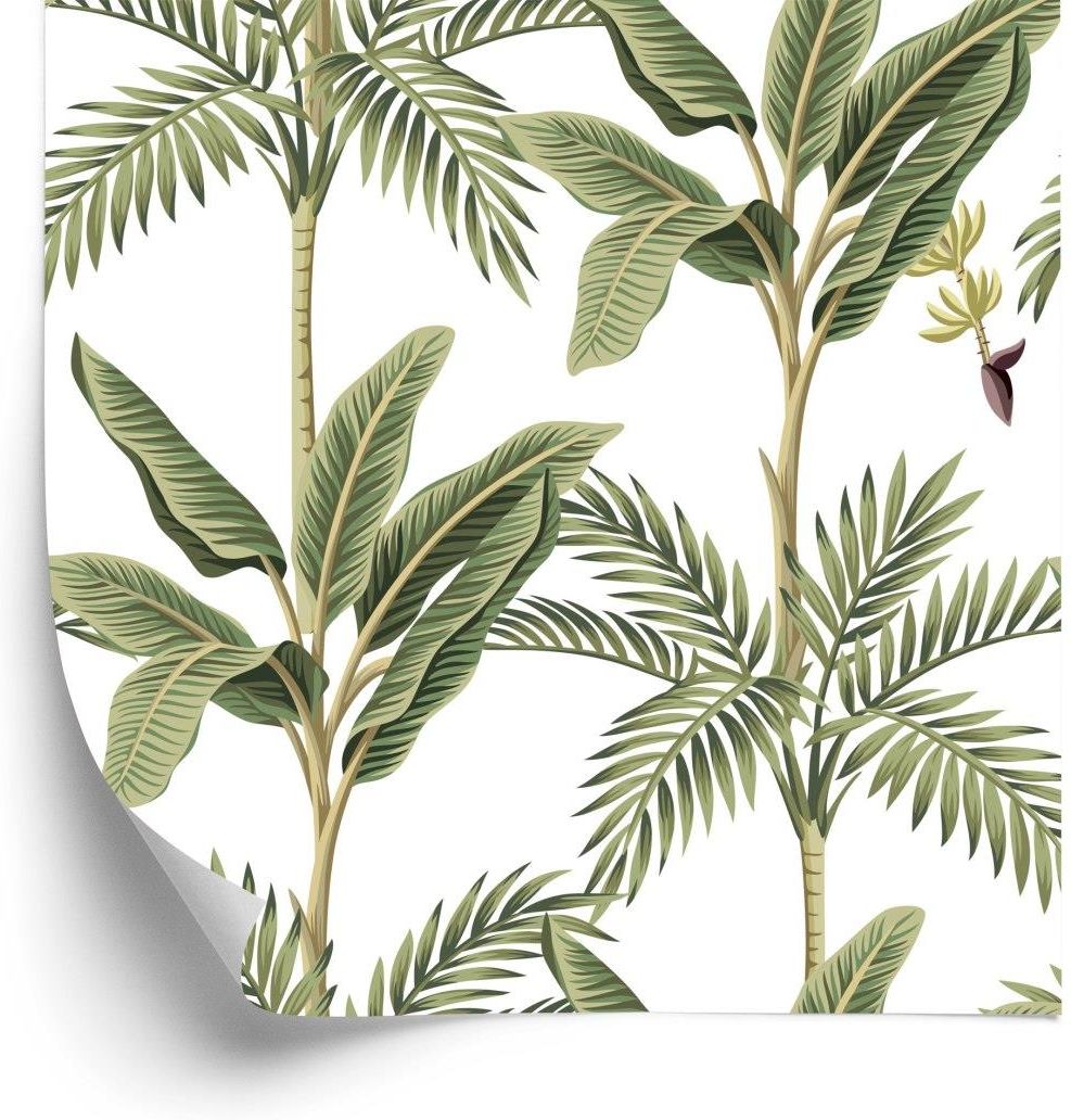 Tapeta Liście Zieleń Palmy Sypialnia Salon - Opinie i ceny na Ceneo.pl