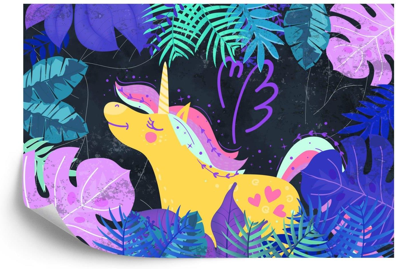 Fototapeta Ula La Unicornio Nocny Las - Opinie i ceny na Ceneo.pl