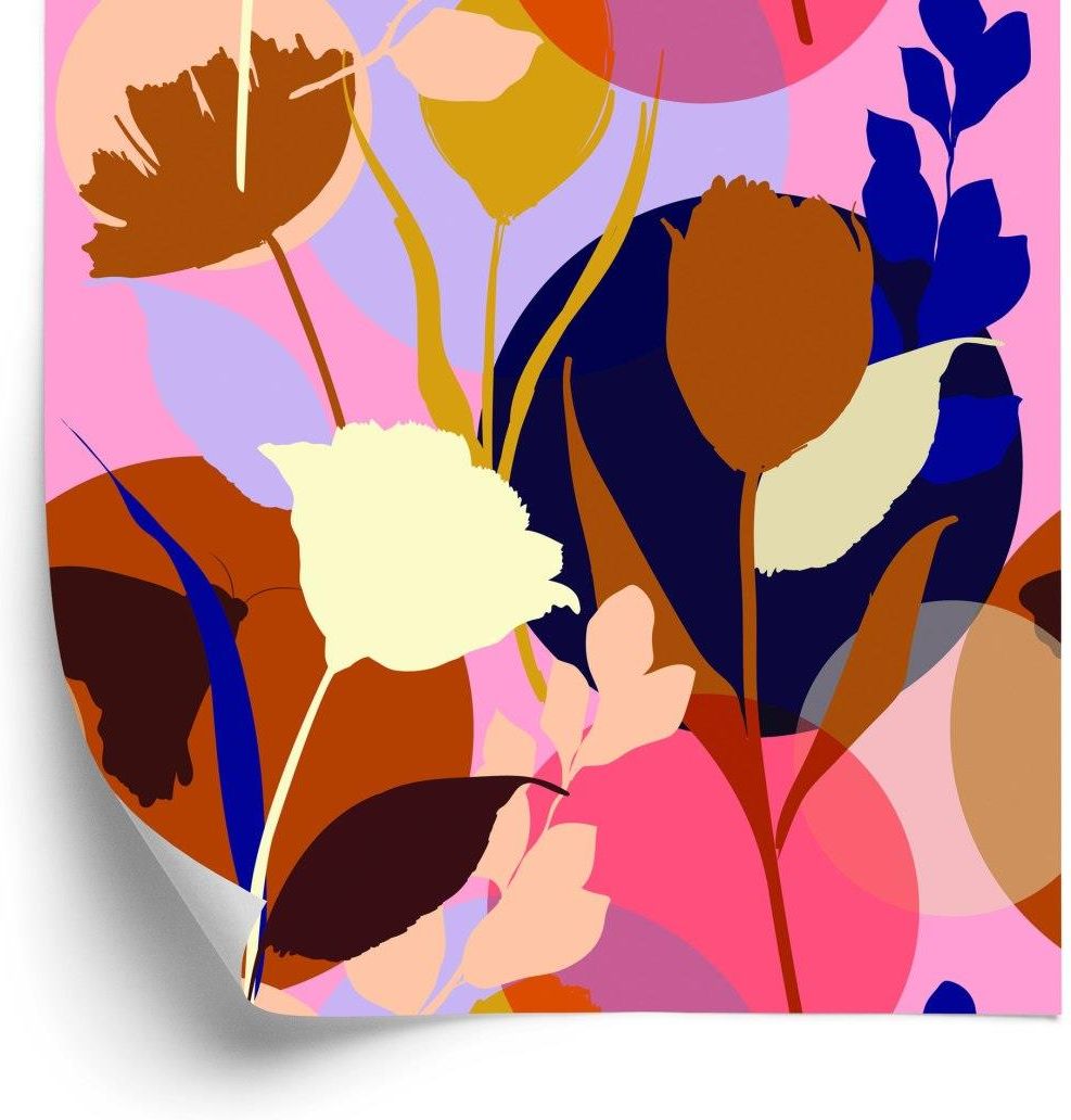 Tapeta Modne Kolorowe Kwiaty - Opinie i ceny na Ceneo.pl