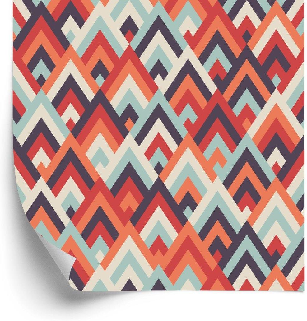 Tapeta Kolorowe Wzory Geometryczne - Opinie i ceny na Ceneo.pl