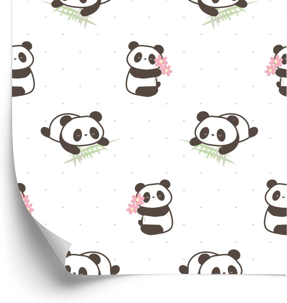 Tapeta Pandy Z Kwiatami - Opinie i ceny na Ceneo.pl