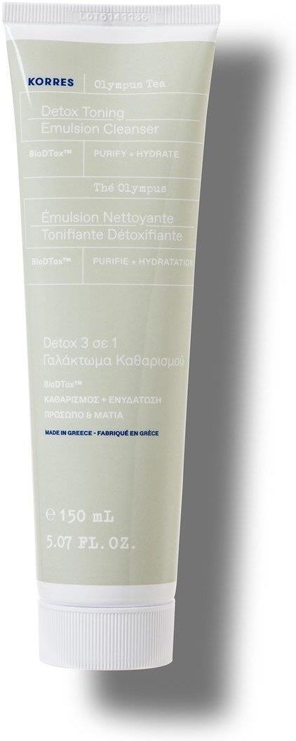 Korres Olympus Tea Detox Toning Emulsion Cleanser Oczyszczająca Emulsja ...