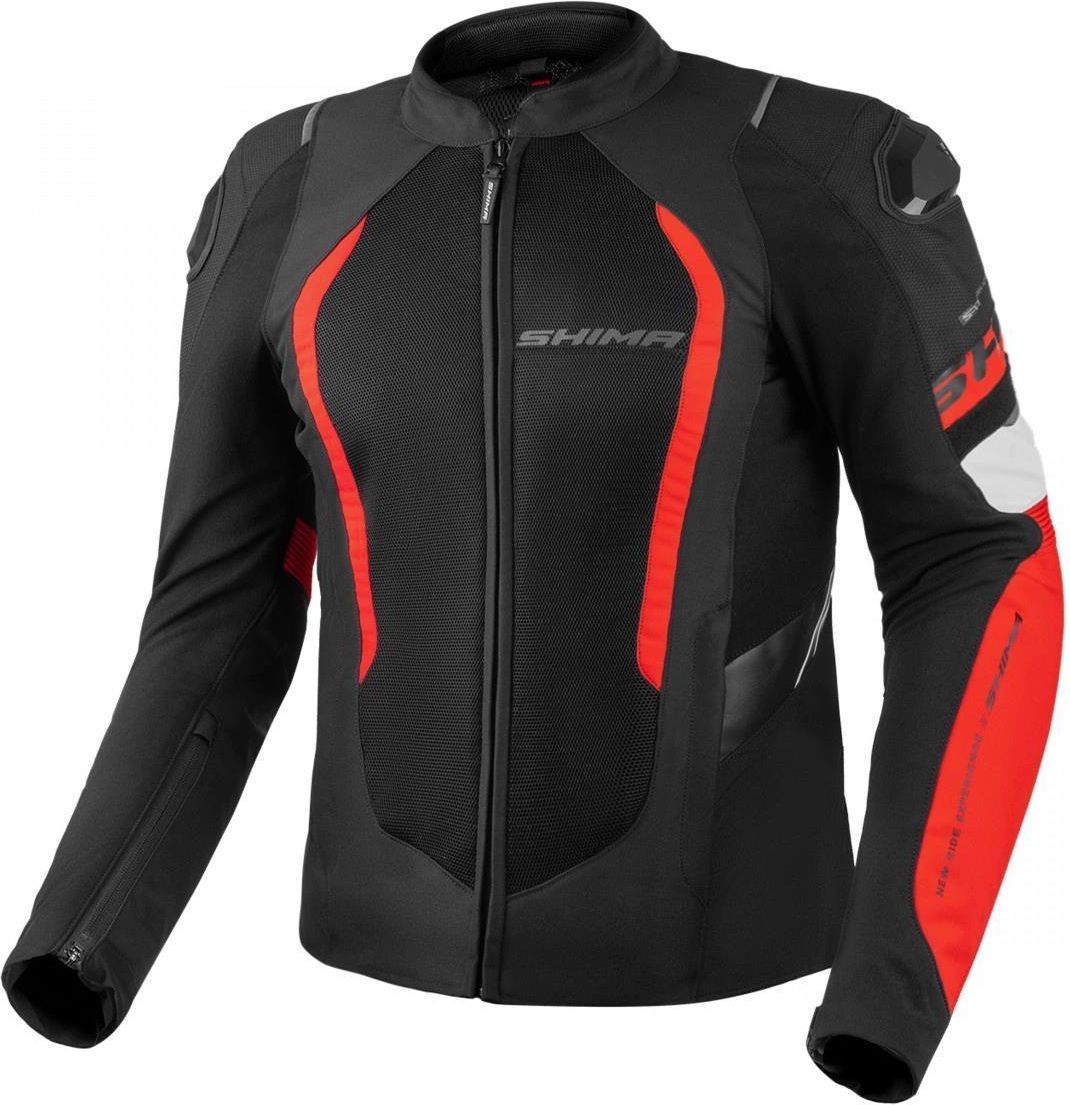 Odzież motocyklowa Shima Kurtka Meshpro 2.0 Red Czarny Czerwony Biały ...