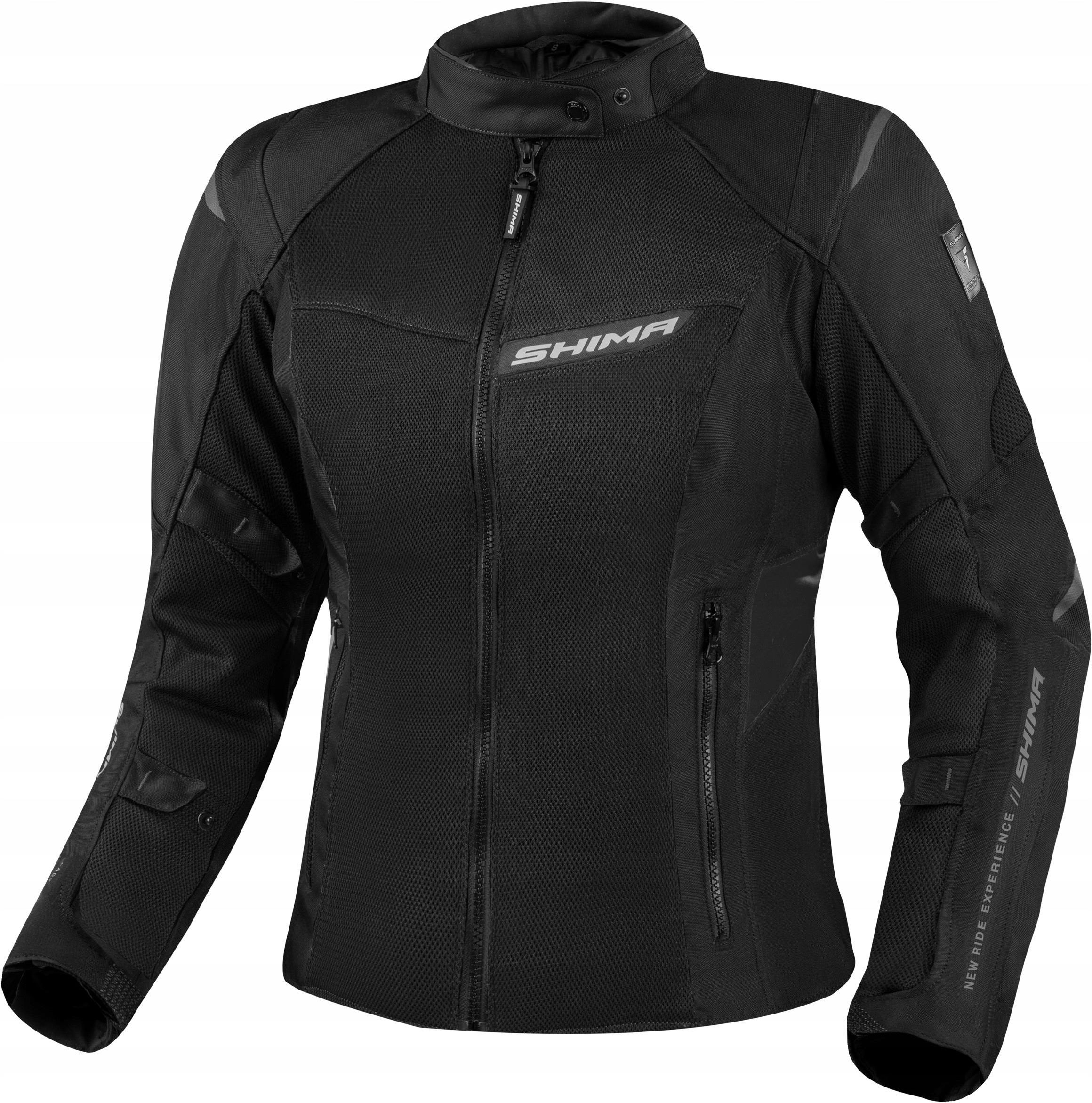 Odzież motocyklowa Shima Rush 2.0 Lady Vent Jkt Blk Kurtka - Opinie i ...