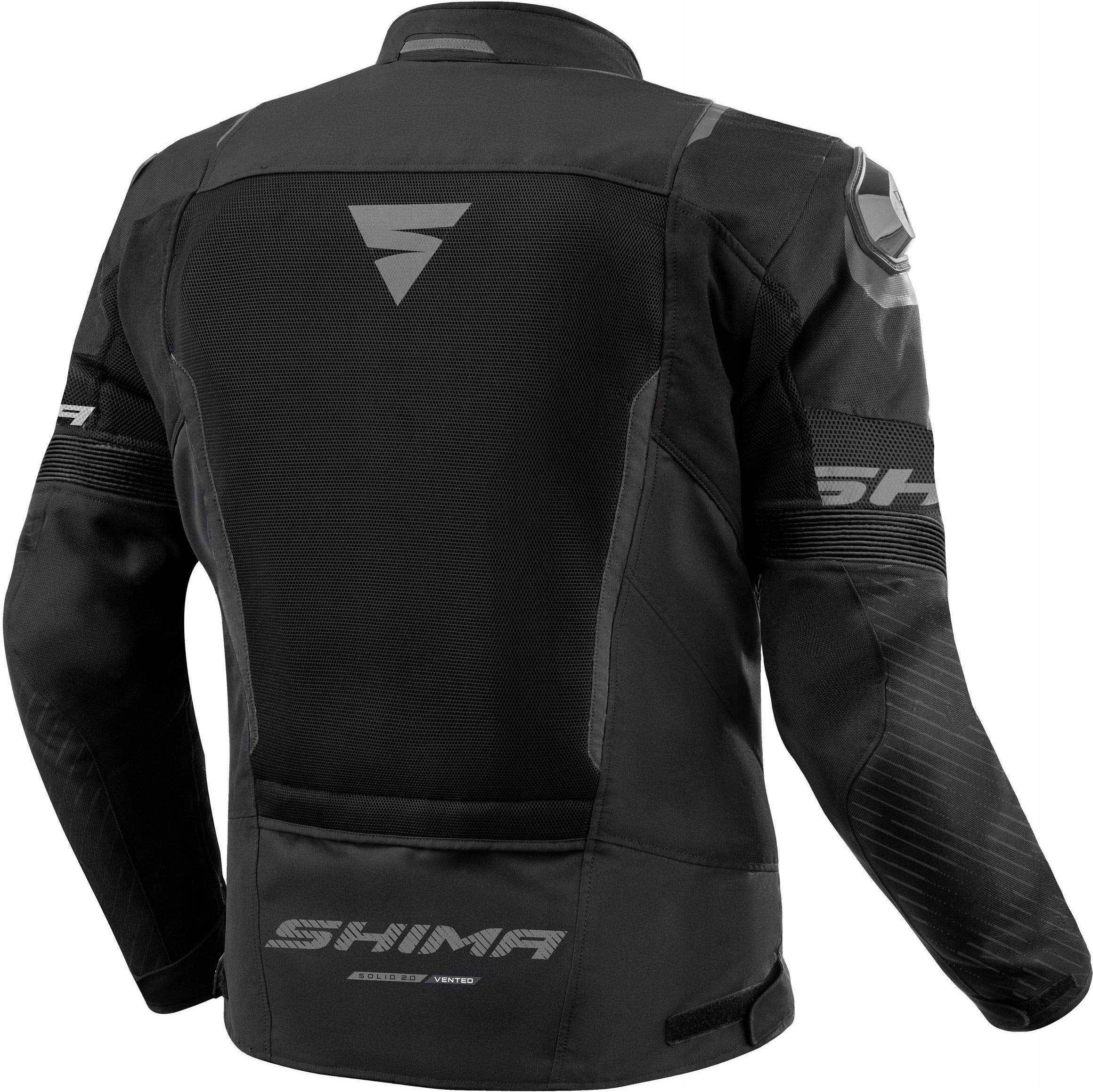 Odzież motocyklowa Shima Solid 2.0 Men Vent Jkt Blk Kurtka - Opinie i ...