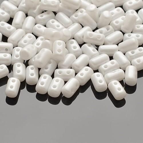 Preciosa Rulla Szklane Koraliki 3X5Mm 10G 24001Al Pearl Shine White ...