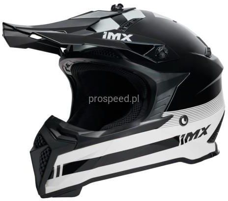 Kask motocyklowy Imx Off Road Racing Fmx-02 Black/White Gloss - Opinie ...
